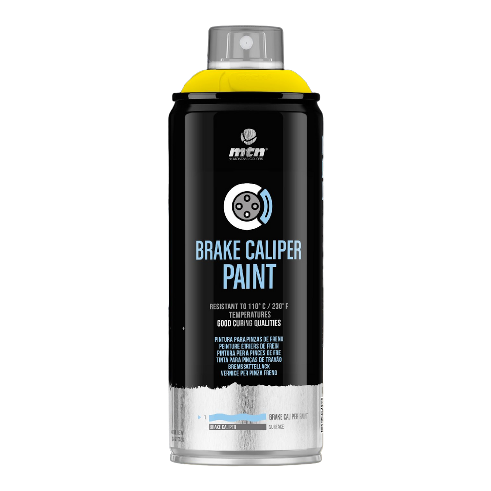 MTN PRO Spray Paint - Brake Caliper Paint 400ml - Yellow – Spray Cans ...