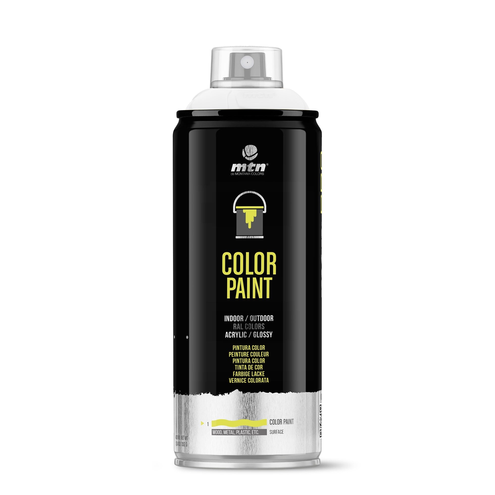 MTN PRO Spray Paint 400ml RAL 9016 - Traffic White – Spray Cans Online